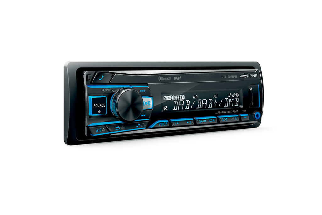 Alpine UTE-204DAB hovedenhet m/antenne