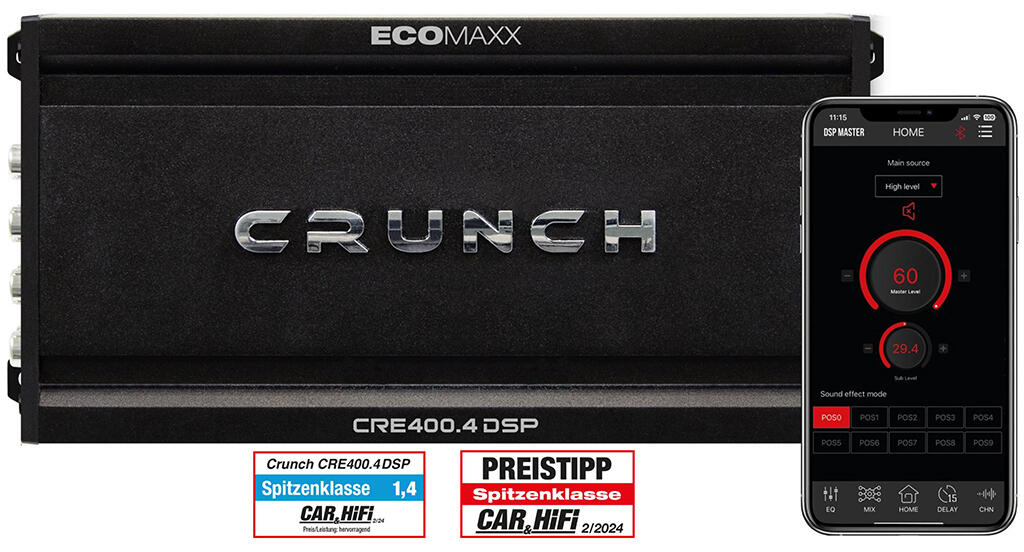 CRUNCH - CRE400.4DSP-ISO.M24