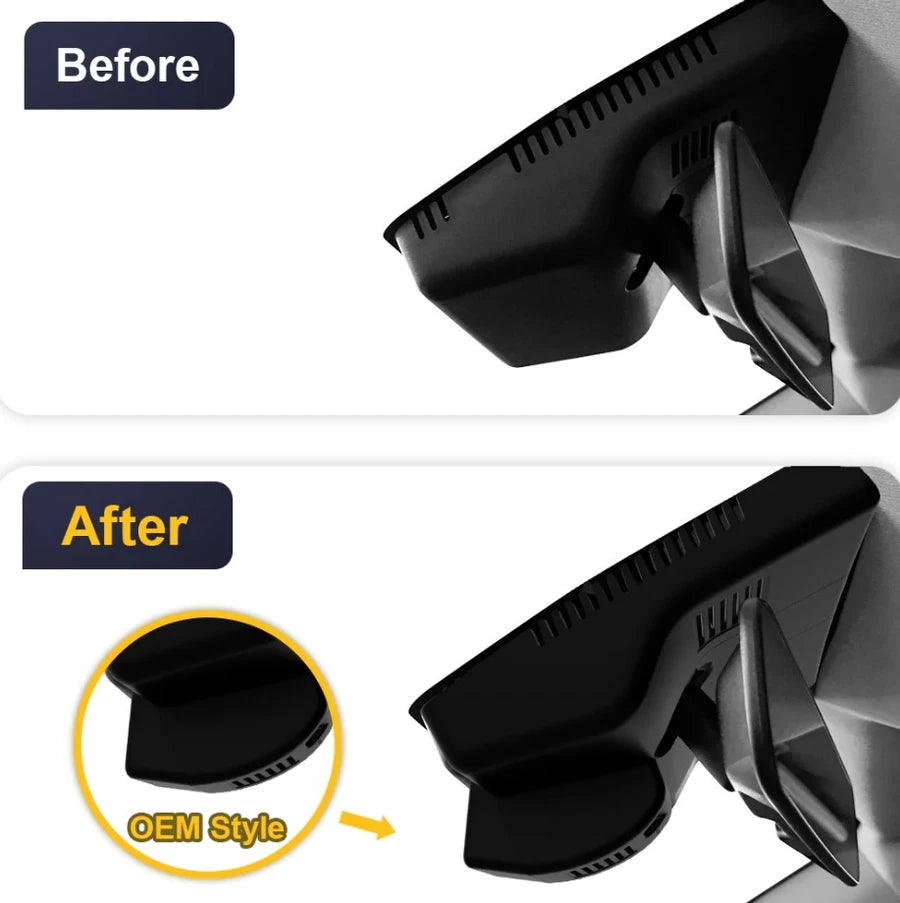 FITCAMX Integrert 4K Dashcam (foran)